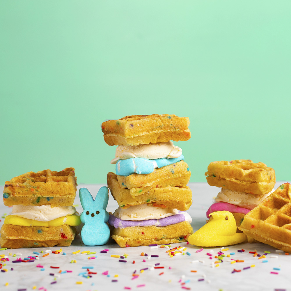Waffles And Ice Cream Sandwich